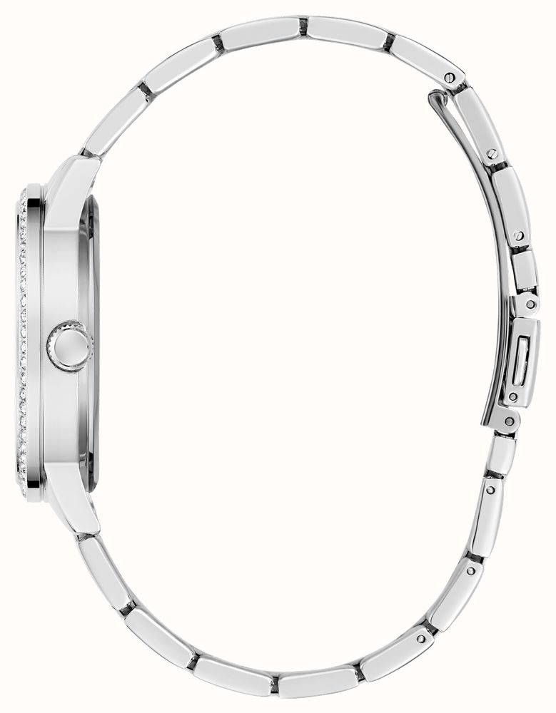 Guess Women's PETAL (36mm) Silver Dial / Stainless Steel Bracelet ...