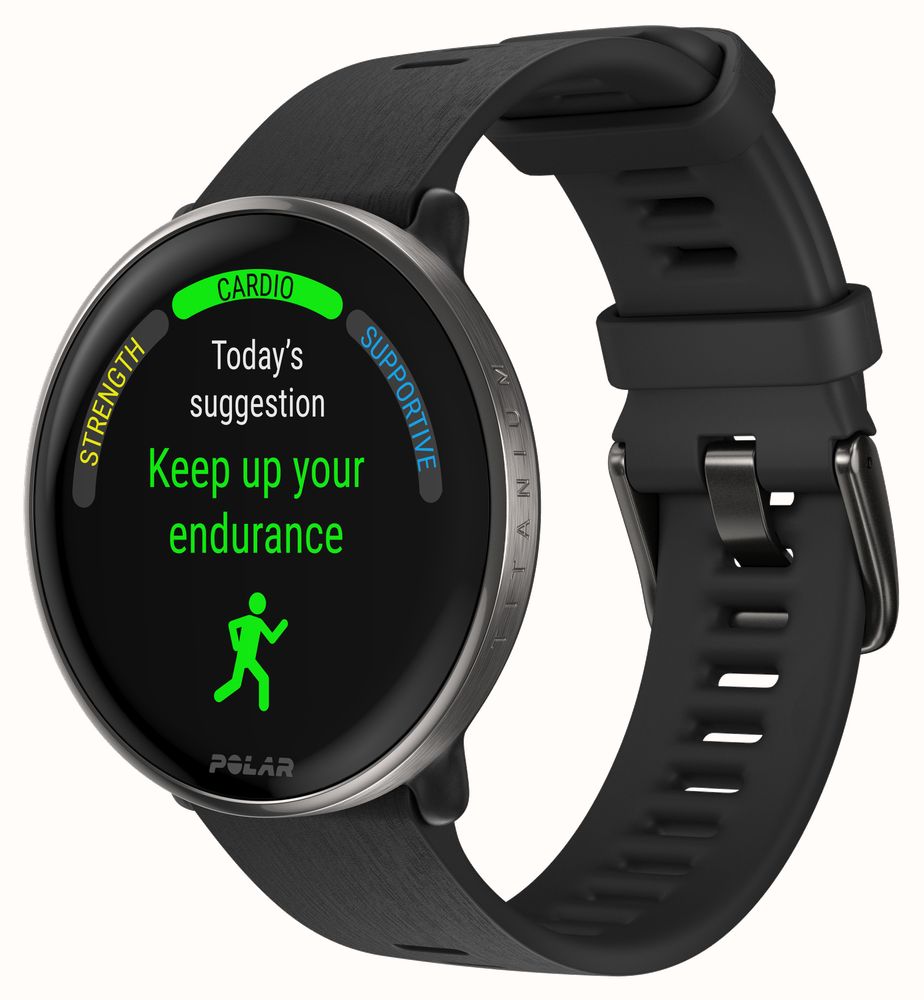 Polar IGNITE 3 TITANIUM Black Silicone Strap 900110027 - First Class ...