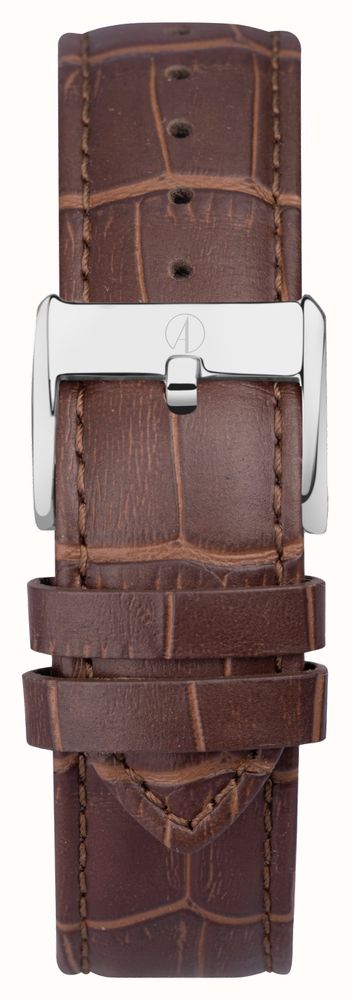 Accurist Men's Classic (37mm) Blue Dial / Brown Leather Strap 73005 ...