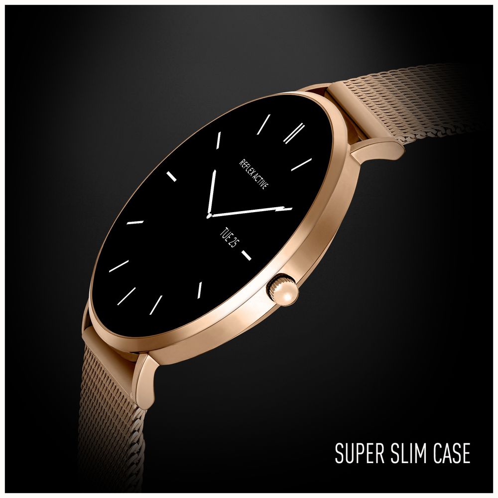 Reflex Active Series 42 Amoled UltraSlim Smart Calling Watch Set (43mm ...