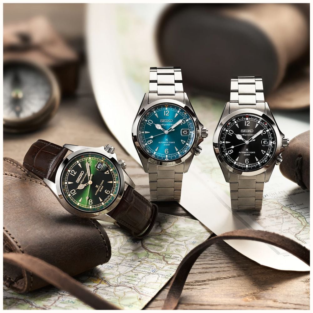 Seiko Prospex Alpinist Automatic ‘Summit Black’ (39.5mm) Black Dial ...