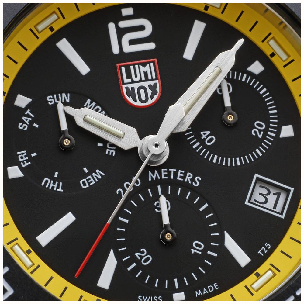 Luminox Pacific Diver Chronograph (44mm) Yellow Black Dial / Yellow And ...