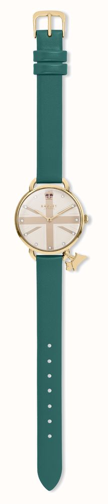 Radley Royal Radley Beige Union Jack Dial / Teal Leather Strap RY21648 ...