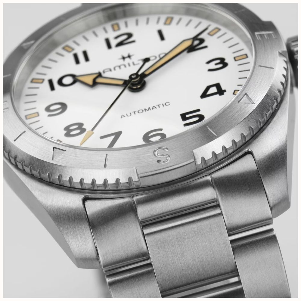 Hamilton Khaki Field Expedition Automatic (37mm) White Dial / Stainless ...