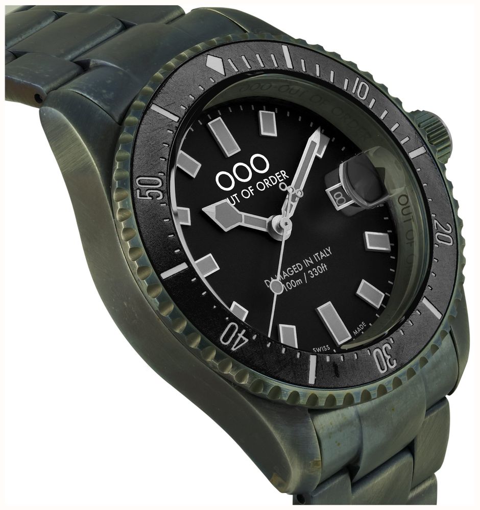 Out Of Order BLACK CASANOVA (44mm) Black Dial / Ultra Distressed ...
