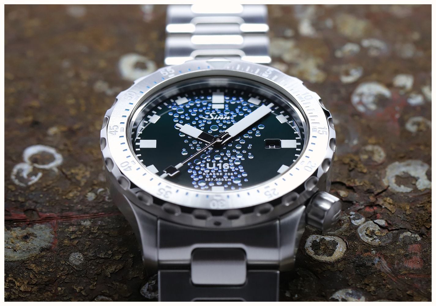 Sinn U16 Submarine Steel Limited Edition (44mm) Blue Dial / Stainless ...
