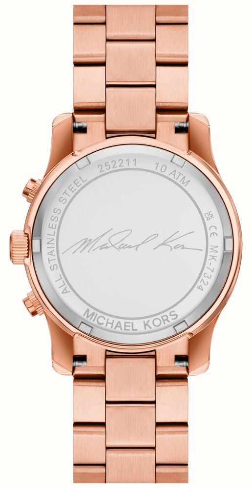 Michael Kors Women's Runway | Rose Gold Chrono Dial | Rose Gold ...