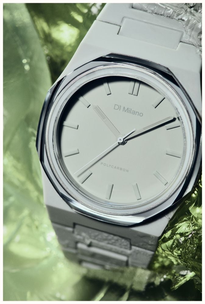 D1 Milano Polycarbon Sapphire 2.0 (40mm) Matte Grey Dial / Grey Polycarbonate Strap PCBJSE1 ...