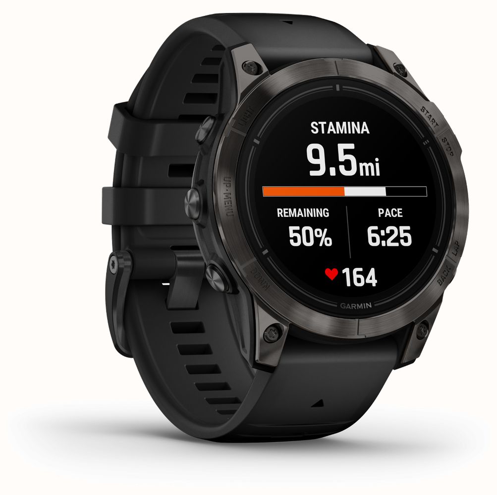 Garmin EPIX PRO Gen 2 (47mm) Sapphire Carbon Grey DLC Titanium Black Band 010-02803-11 - First ...