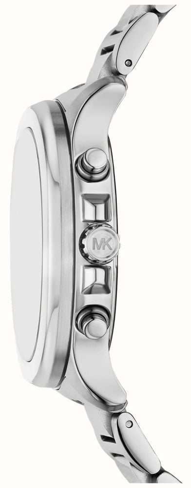 Michael Kors Oversized Sage Chrono (44mm) Green Dial / Stainless Steel ...