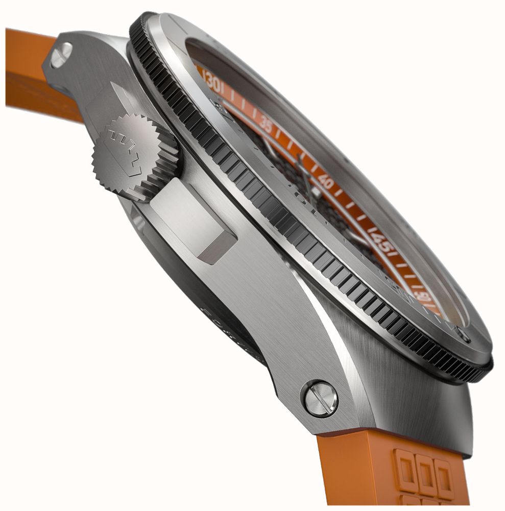 FORTIS Marinemaster M-44 Chronometer Amber Orange (44mm) Horizon Ultra ...