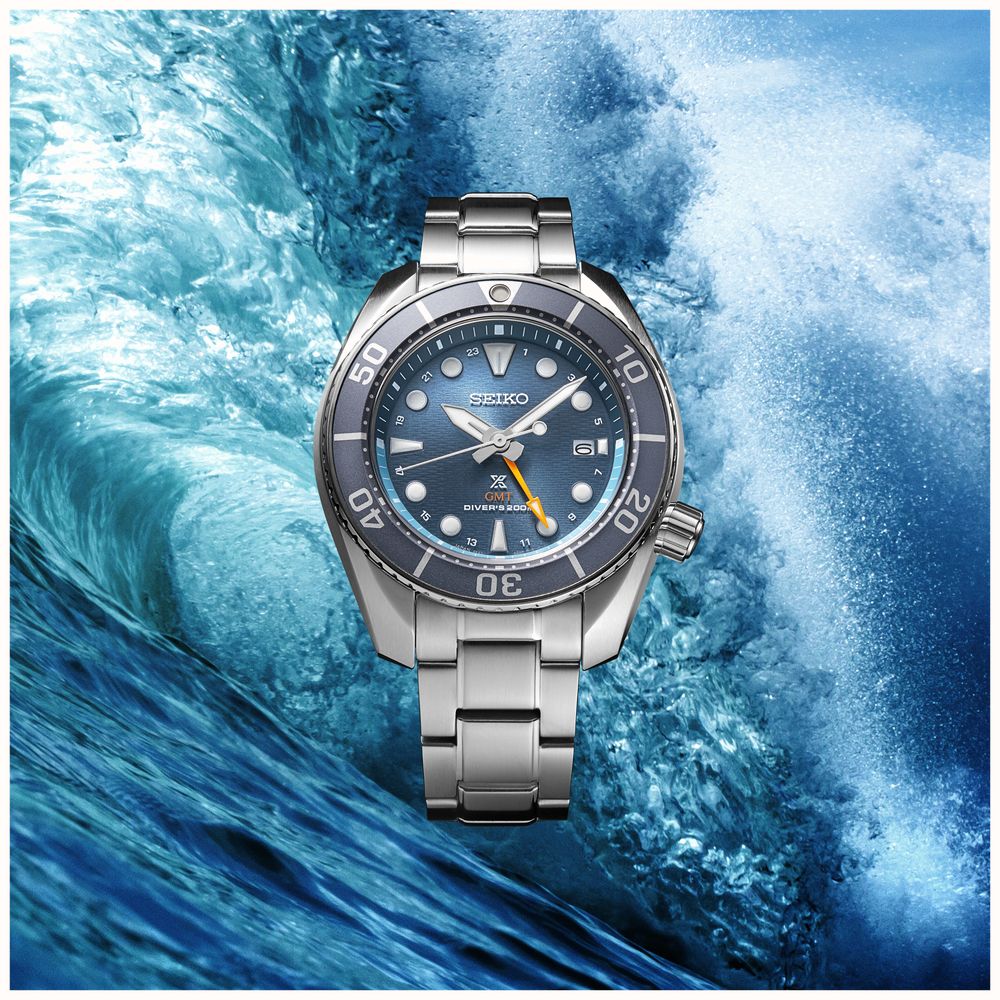 Seiko Prospex Aqua ‘SUMO’ Solar GMT Diver SFK001J1 - First Class Watches™