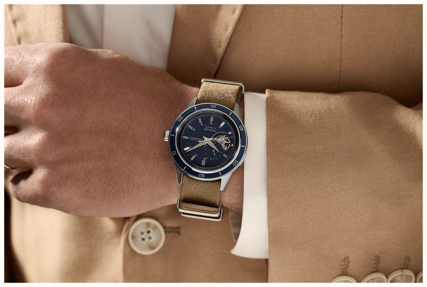 Seiko Presage Style 60s Denim Automatic Watch SSA453J1 - First Class ...