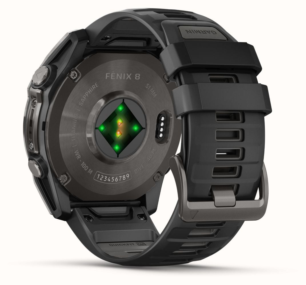 Garmin Fenix 8 51mm AMOLED Sapphire Premium Multisport GPS Carbon Grey ...