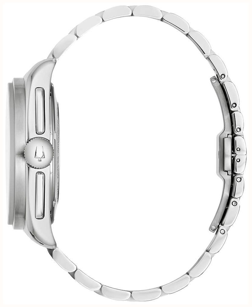 Bulova Lunar Pilot Chronograph Blood Moon (43.5mm) Red Dial / Stainless ...