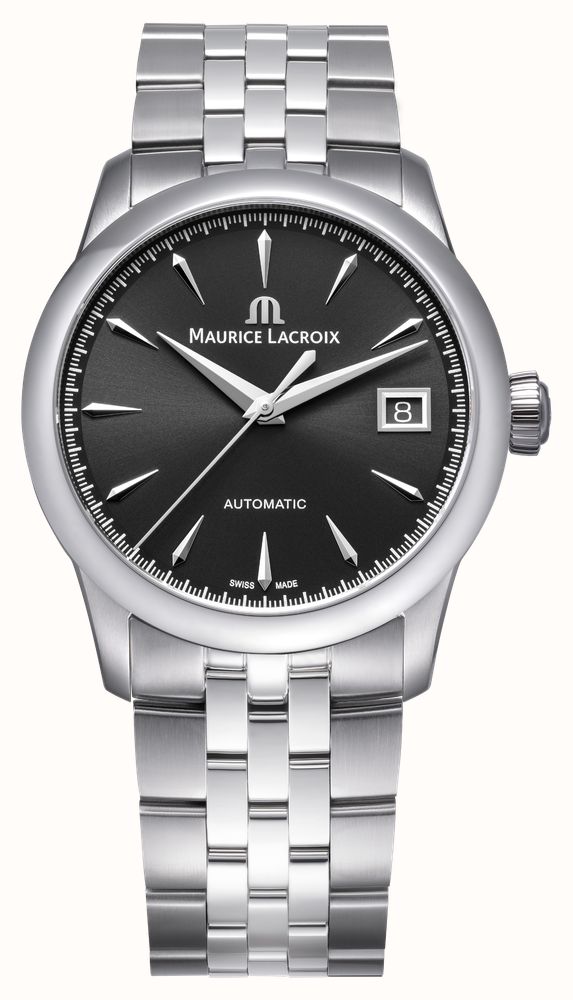 Maurice Lacroix 1975 Automatic (36mm) Black Sun-Brushed Dial ...