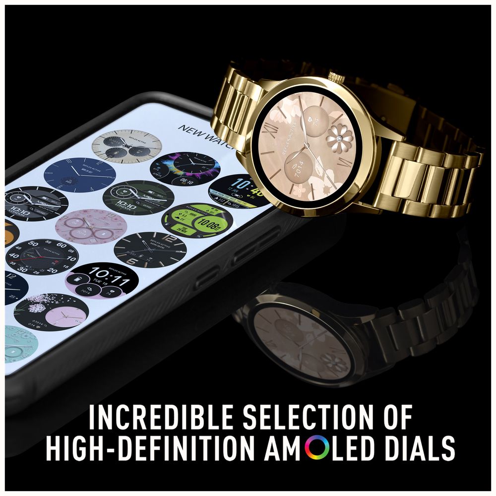Reflex Active Series 31 Amoled Smart Calling Watch (35mm) Gold-Tone ...