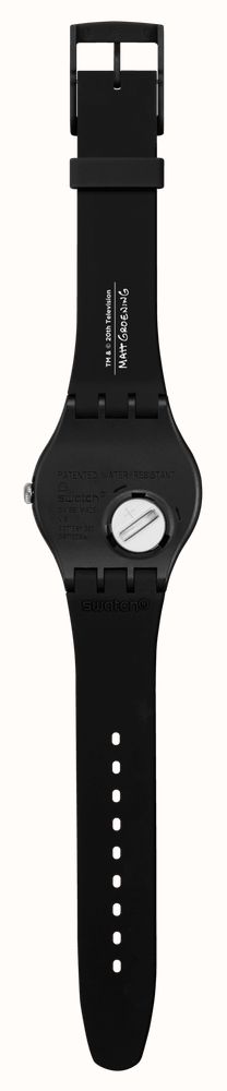Swatch X The Simpsons D'OH OF THE DEAD (41mm) Black Printed Dial ...