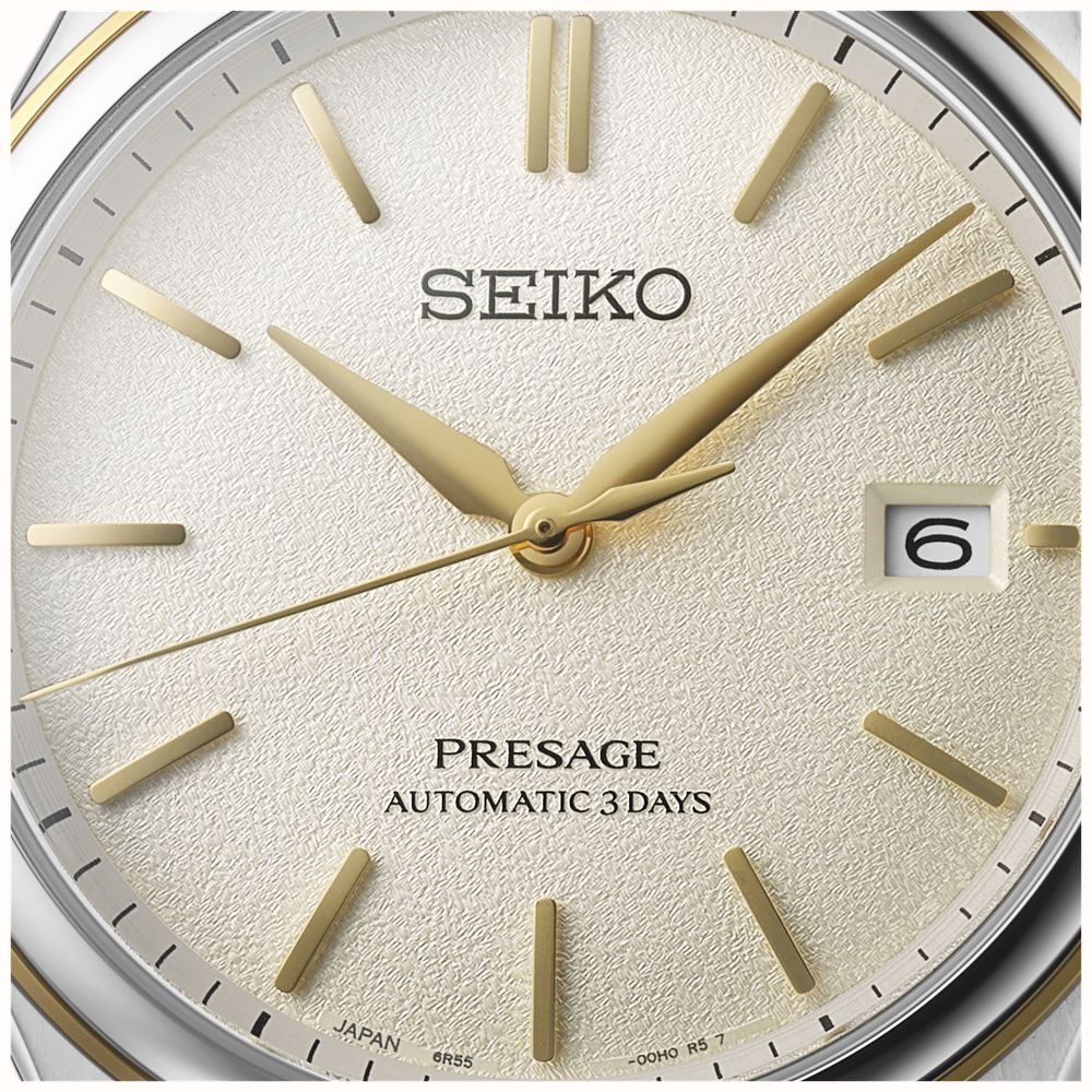 Seiko Presage Classic Series In Delicate Cream Silk (40.2mm) Champagne ...