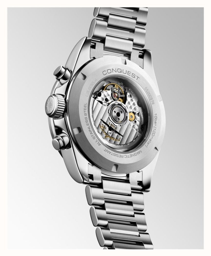 LONGINES Conquest Automatic Chronograph (42mm) Silver Dial / Stainless ...