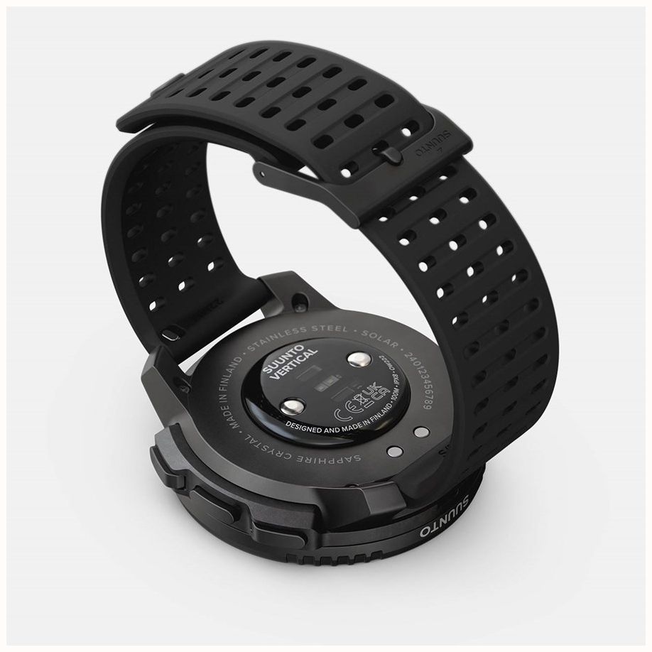 Suunto VERTICAL Solar Multisport Adventure Watch (49mm) All Black ...