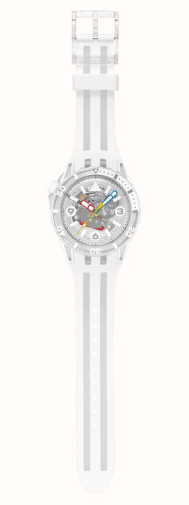 Swatch SCUBAQUA AURELIA AURITA (44mm) Transparent Dial / Matte White ...