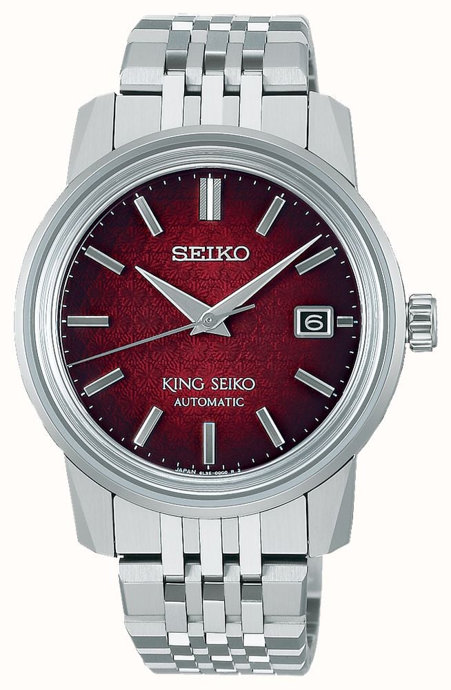 Seiko King Seiko KSK 6L ‘Garyu-Bai Red’ (38.6mm) Red Dial / Stainless ...