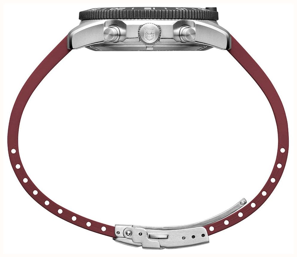 Luminox Pacific Diver Chronograph (44mm) Black Dial / Bordeaux Red ...