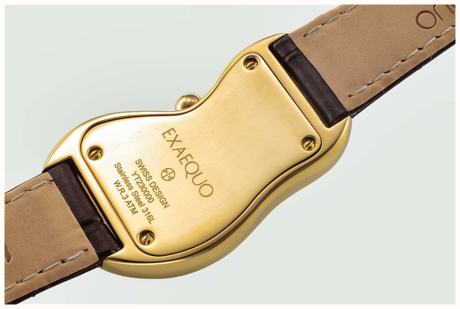 Exaequo Melting Watch Classic PVD Yellow Gold Corsivo Numbers "One Of ...