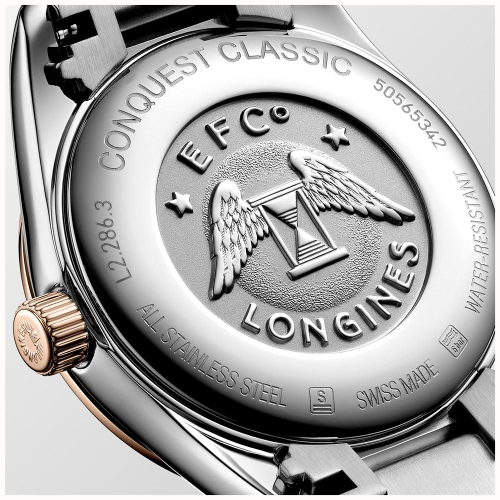 LONGINES Conquest Classic (29.5mm) Blue Dial / Two-Tone Stainless Steel ...