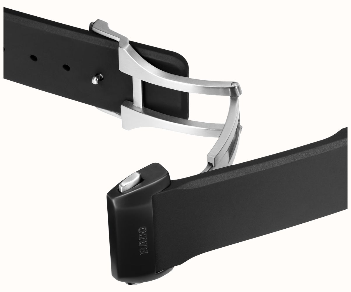 RADO Anatom Automatic (32.5mm) Green Gradient Dial / Black Rubber Strap ...