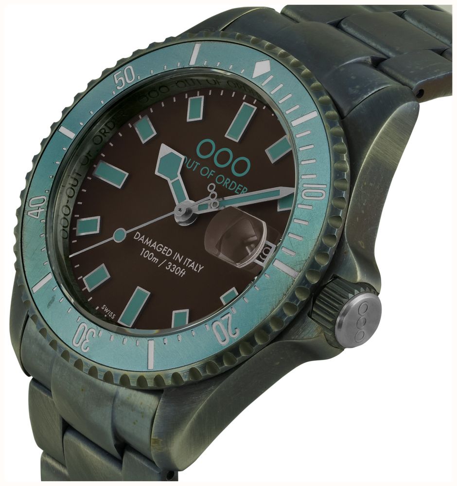 Out Of Order TURQUOISE AND BROWN CASANOVA (44mm) Brown Dial / Ultra ...