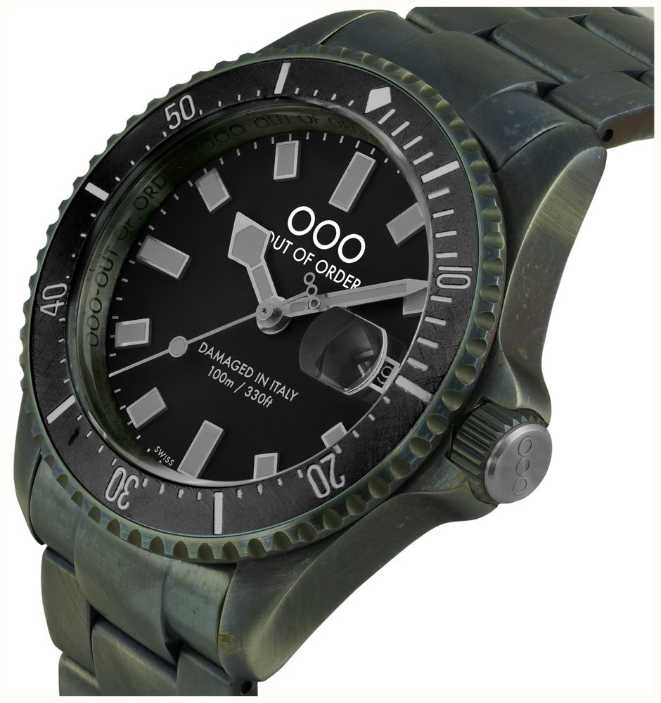 Out Of Order BLACK CASANOVA (44mm) Black Dial / Ultra Distressed ...