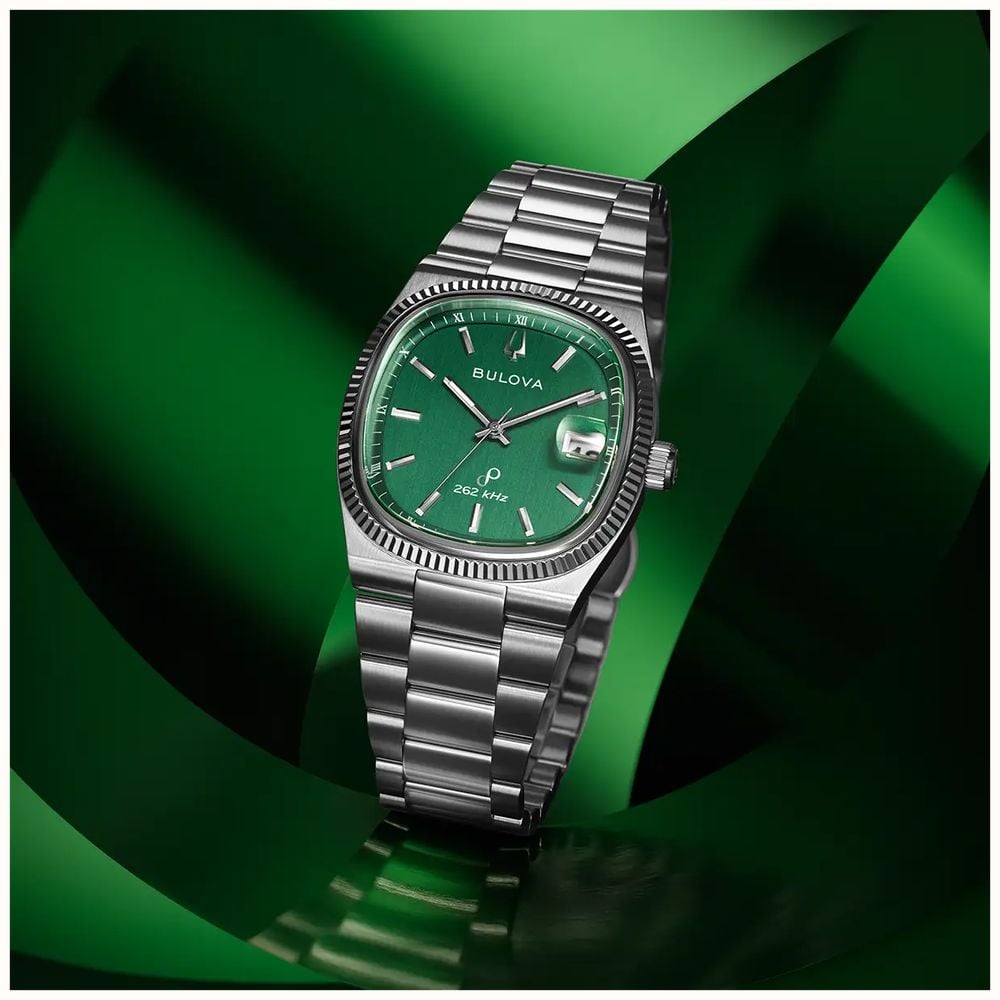 Bulova Super Seville Precisionist (38mm) Green Dial / Stainless Steel ...