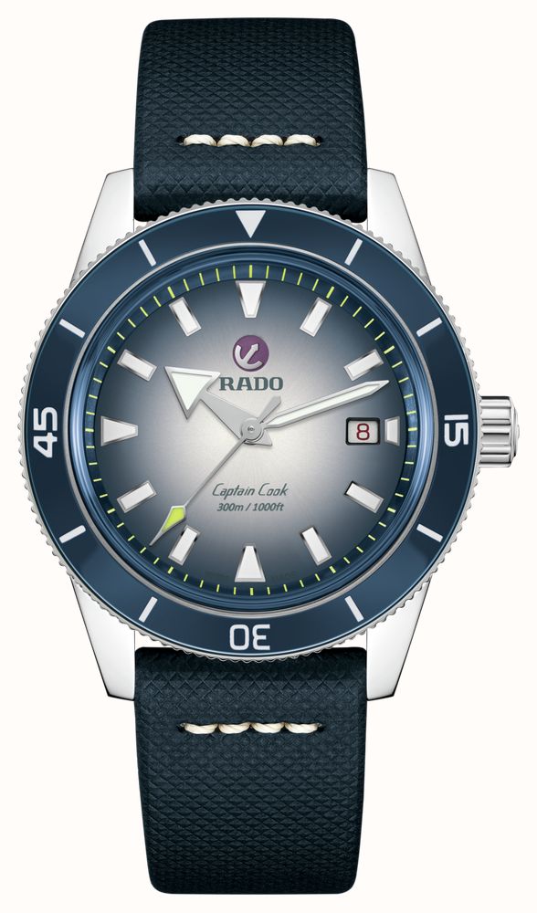 RADO Captain Cook Automatic (42mm) Blue To White Gradient Dial / Three ...