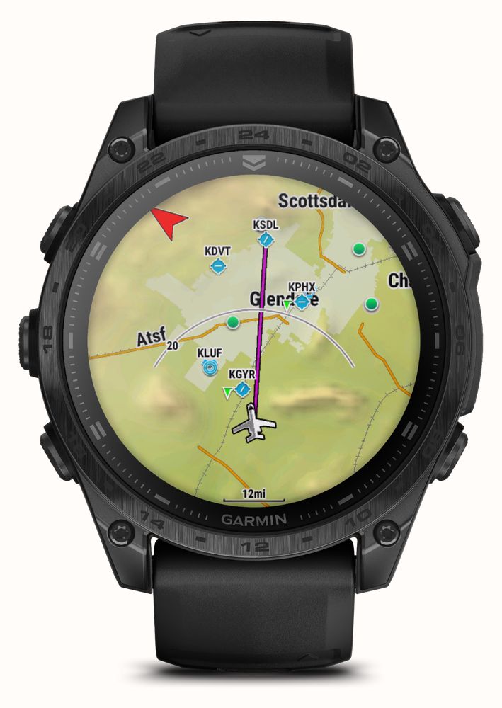 Garmin Tactix 8 47mm AMOLED Sapphire Tactical Smartwatch - Black ...