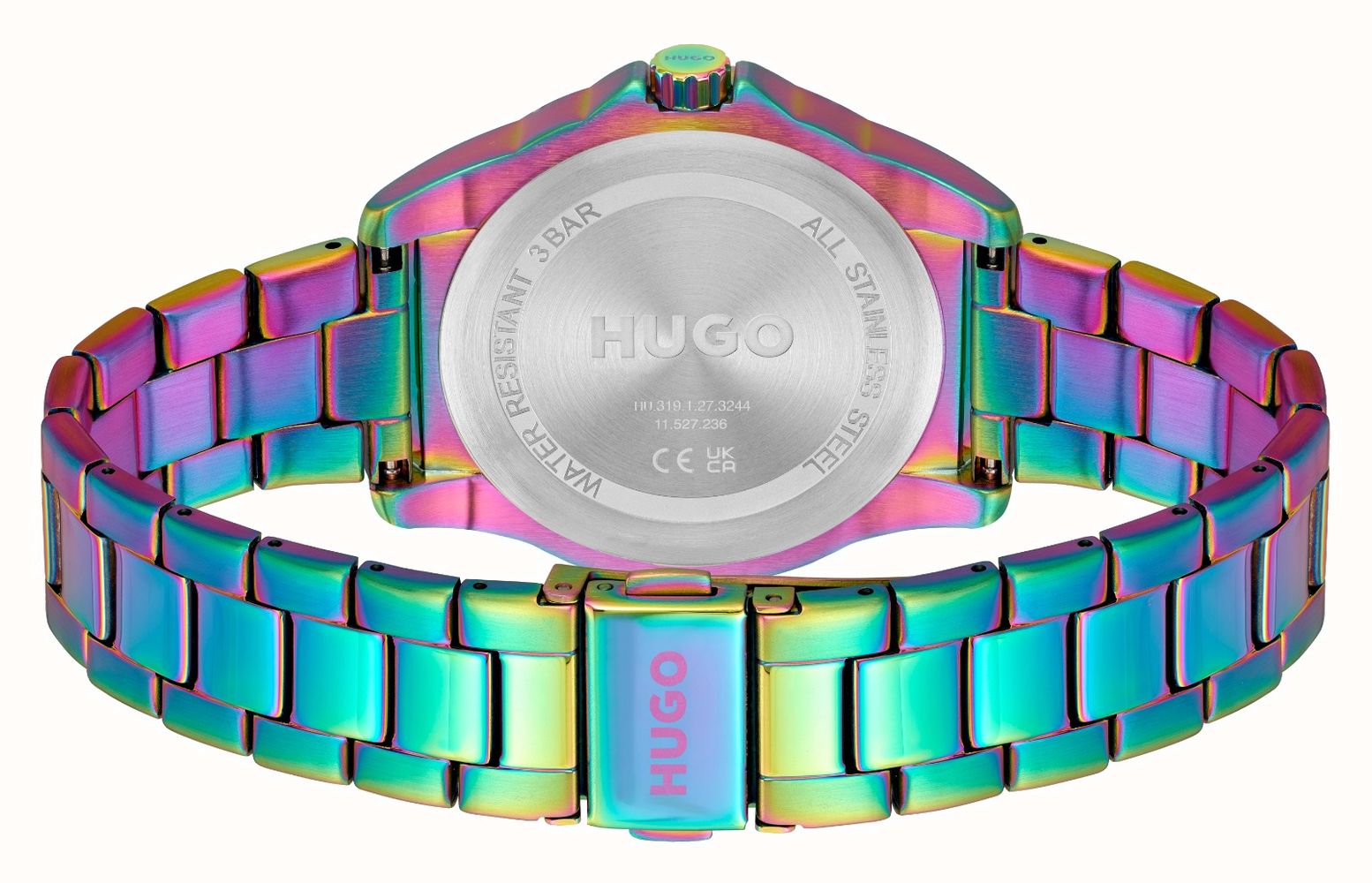 HUGO #dance Women's (36mm) Rainbow Dial / Rainbow Stainless Steel ...