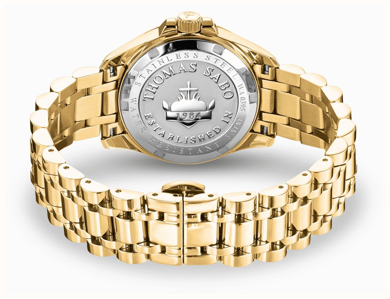 Thomas Sabo Women's Divine Rainbow (33mm) Mother-of-Pearl Dial / Gold ...