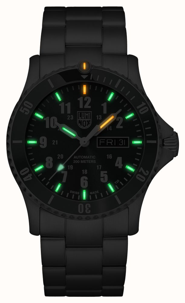 Luminox Sport Timer Automatic (42mm) Green Dial / Stainless Steel ...
