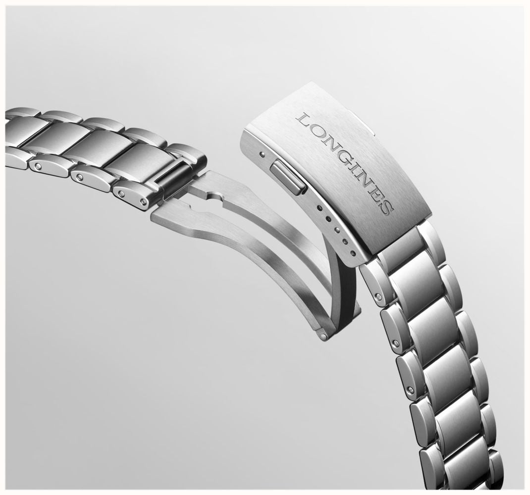 LONGINES Spirit Zulu Time GMT Automatic (39mm) Black Dial / Stainless ...