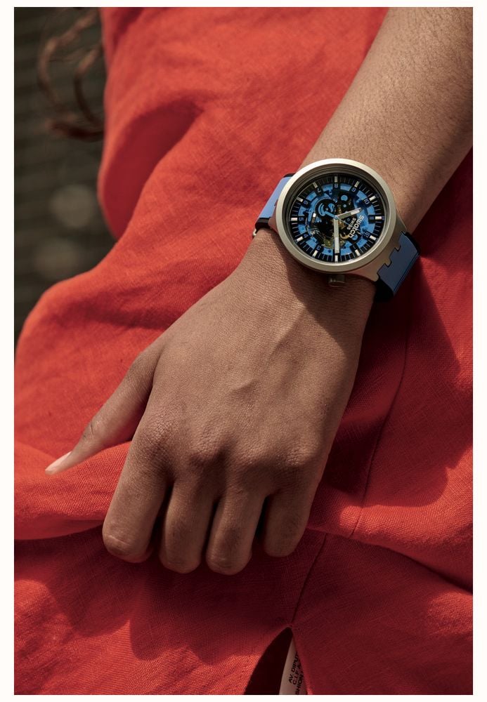 Swatch Big Bold Irony AZUR BLUE DAZE Stainless Steel (47mm) Blue ...