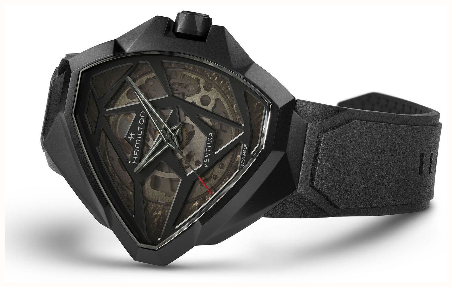 Hamilton Ventura Edge Skeleton Auto (47mm) Gradient Effect Skeleton ...