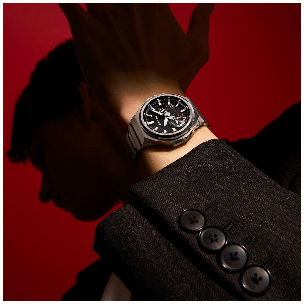 Casio G-Shock G-Steel GST-B1000 Series (44.2mm) Black 'Brick Pattern ...