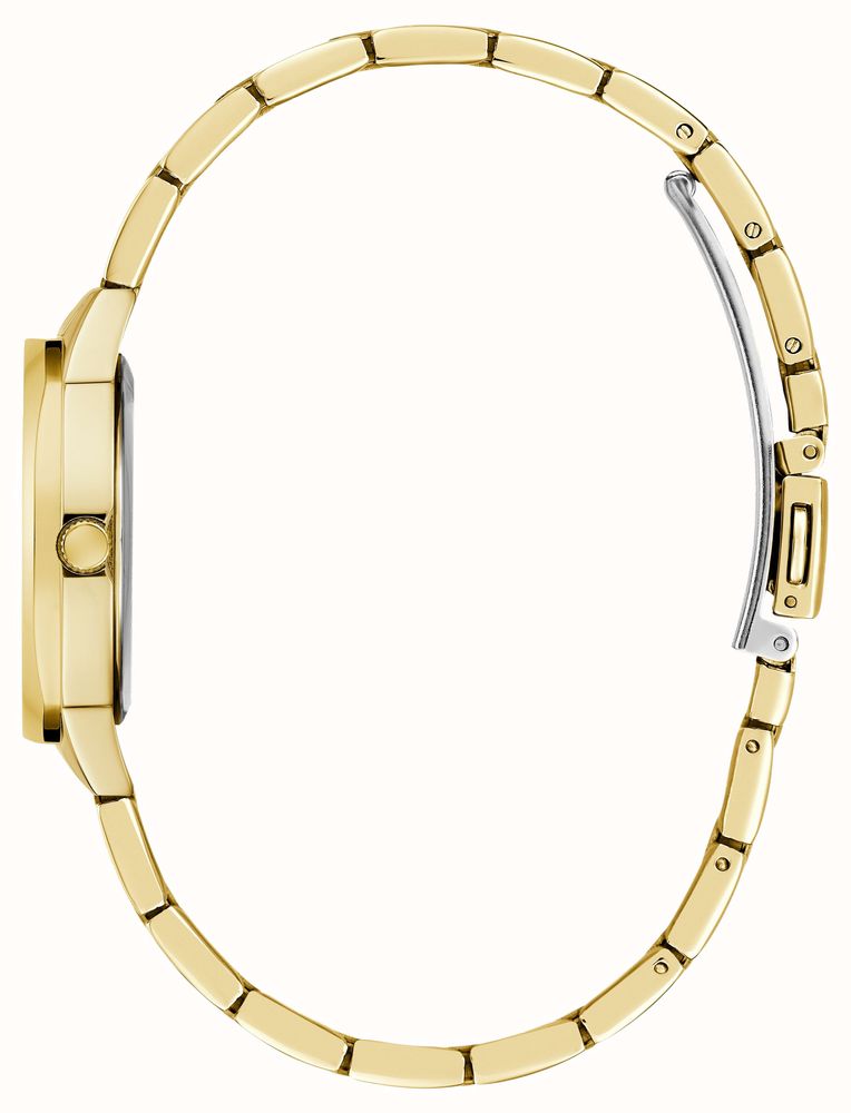 Guess Women's CHARLOTTE (30mm) White Dial / Gold-Tone Stainless Steel ...