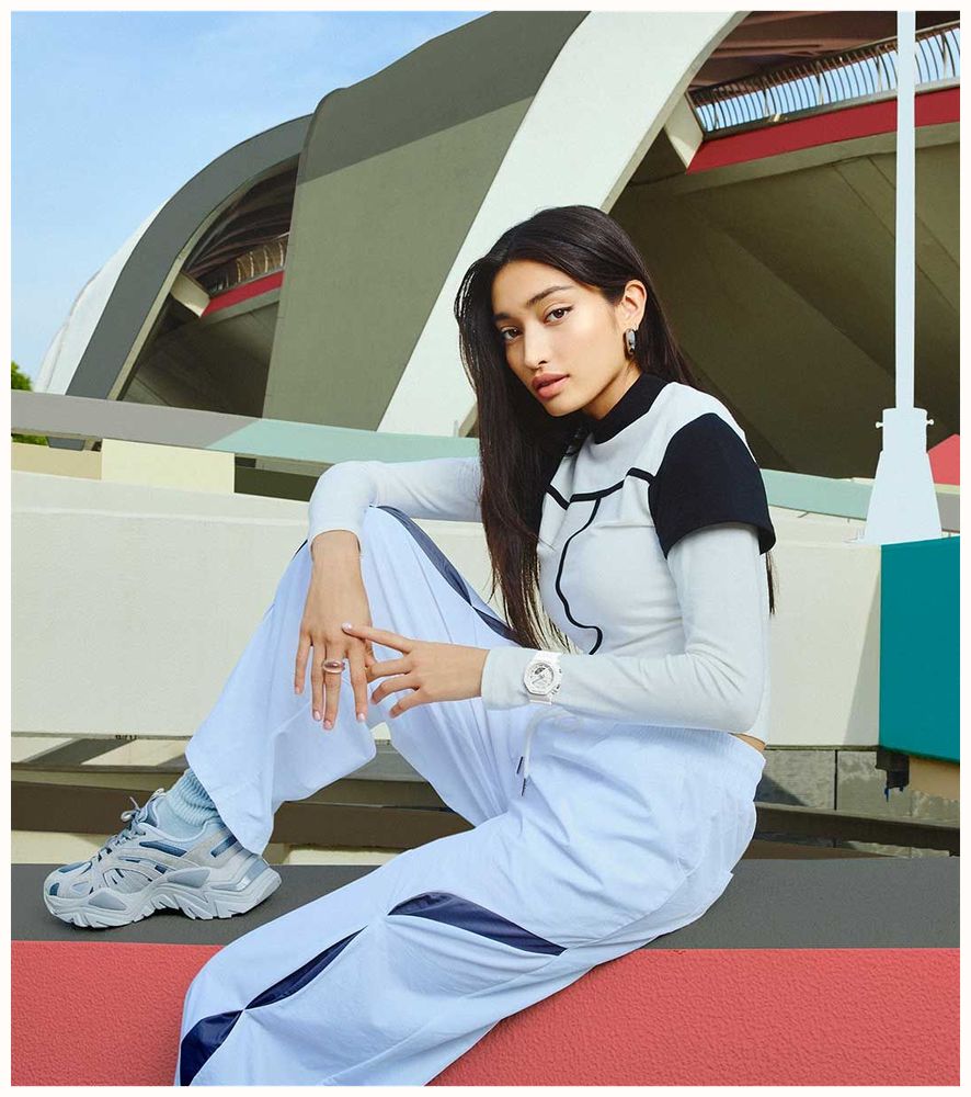 Casio G-Shock One Tone P2100 Series - Crisp White - Dual Display GMA ...