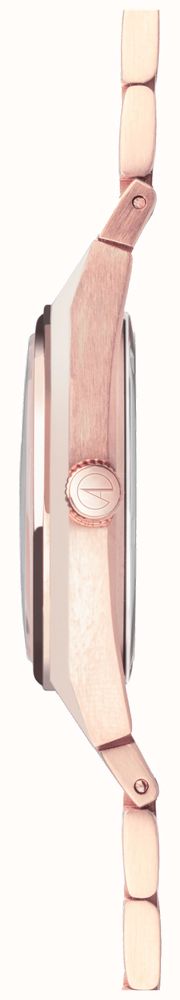 Accurist Women's Origin (34mm) Textured White Dial / Rose Gold Ion ...