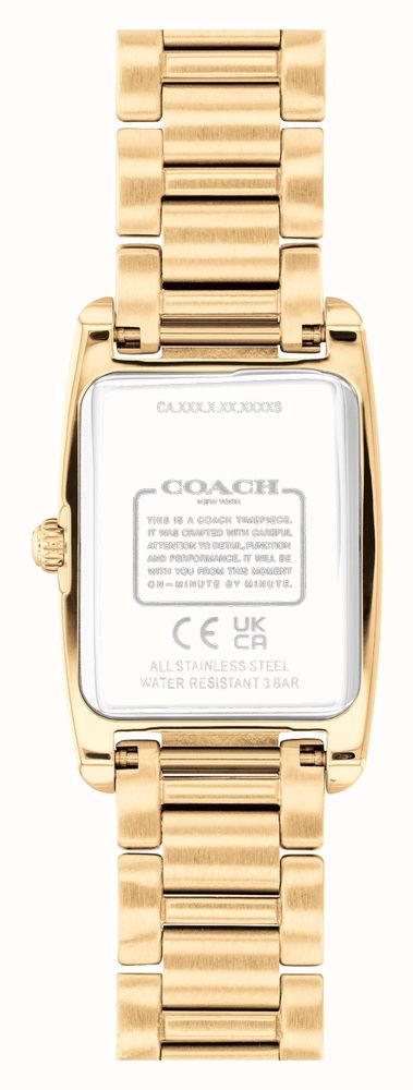 Coach Women's Reese (20mm) Light Gold Dial / Gold-Tone Stainless Steel ...