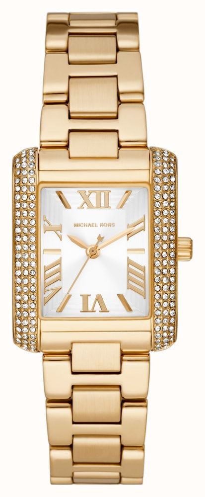 Michael Kors Women's Mini Emery Pavé Gold Tone Watch MK4640 - First ...