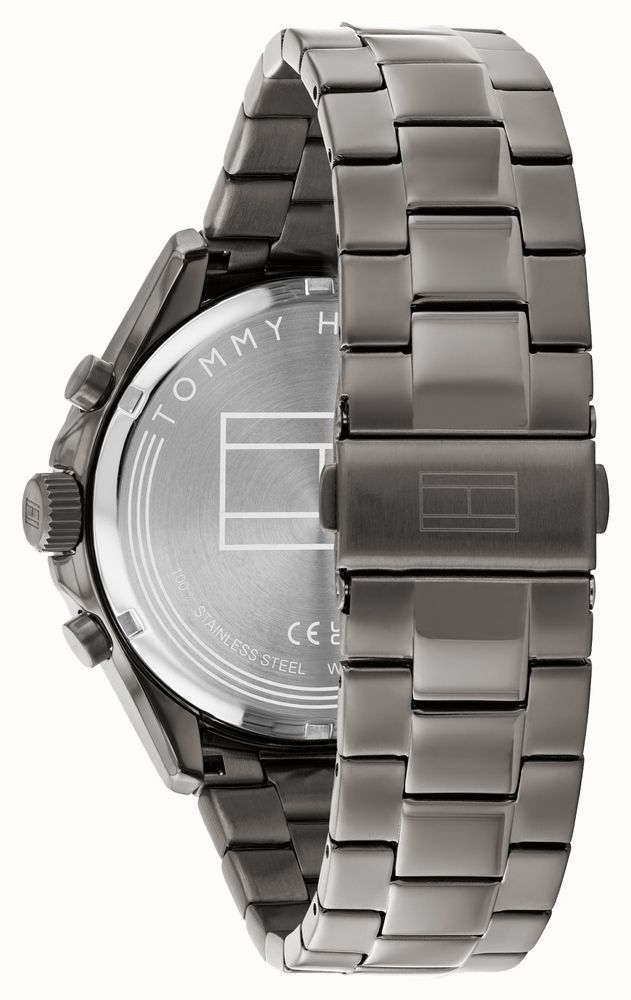 Tommy Hilfiger AXEL Multifunction Quartz (45mm) Gunmetal Grey Dial ...