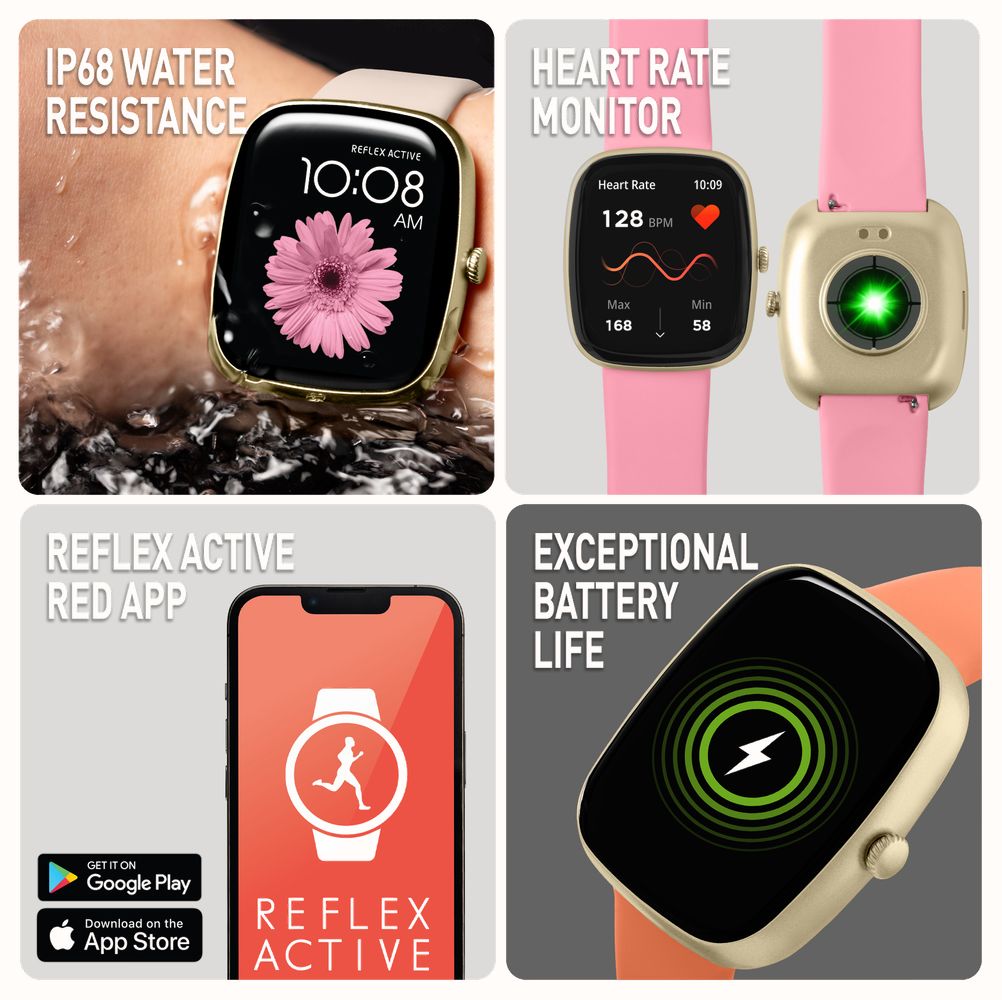 Reflex Active Series 50 Smart Calling Watch Interchangeable Set - Pink ...